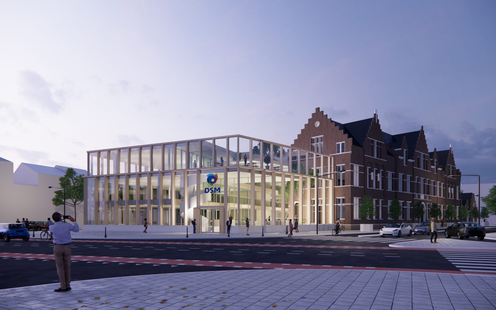 Transformation of two iconic buildings into new DSM-headquarters ...